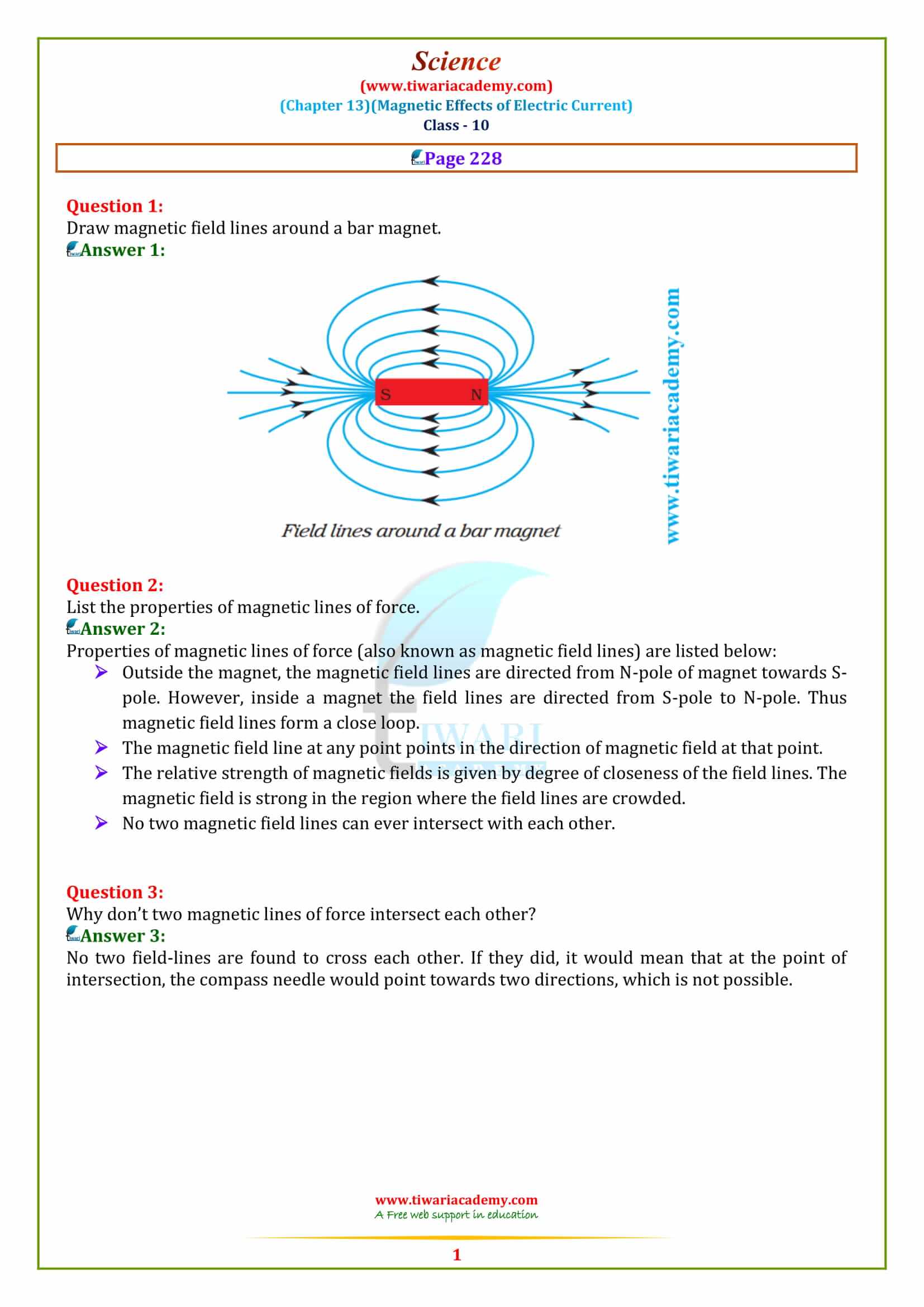 NCERT Solutions for Class 10 Science Chapter 13 for session 2022-23.