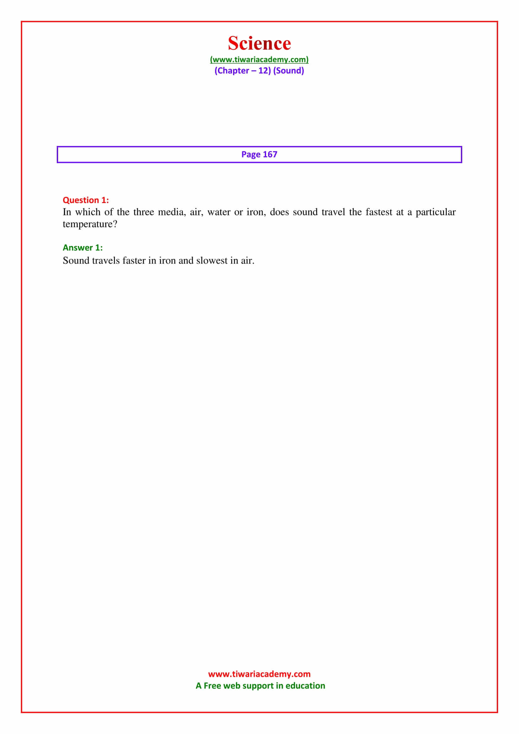 NCERT Solutions for Class 9 Science Chapter 12 Sound in PDF 2022-23.