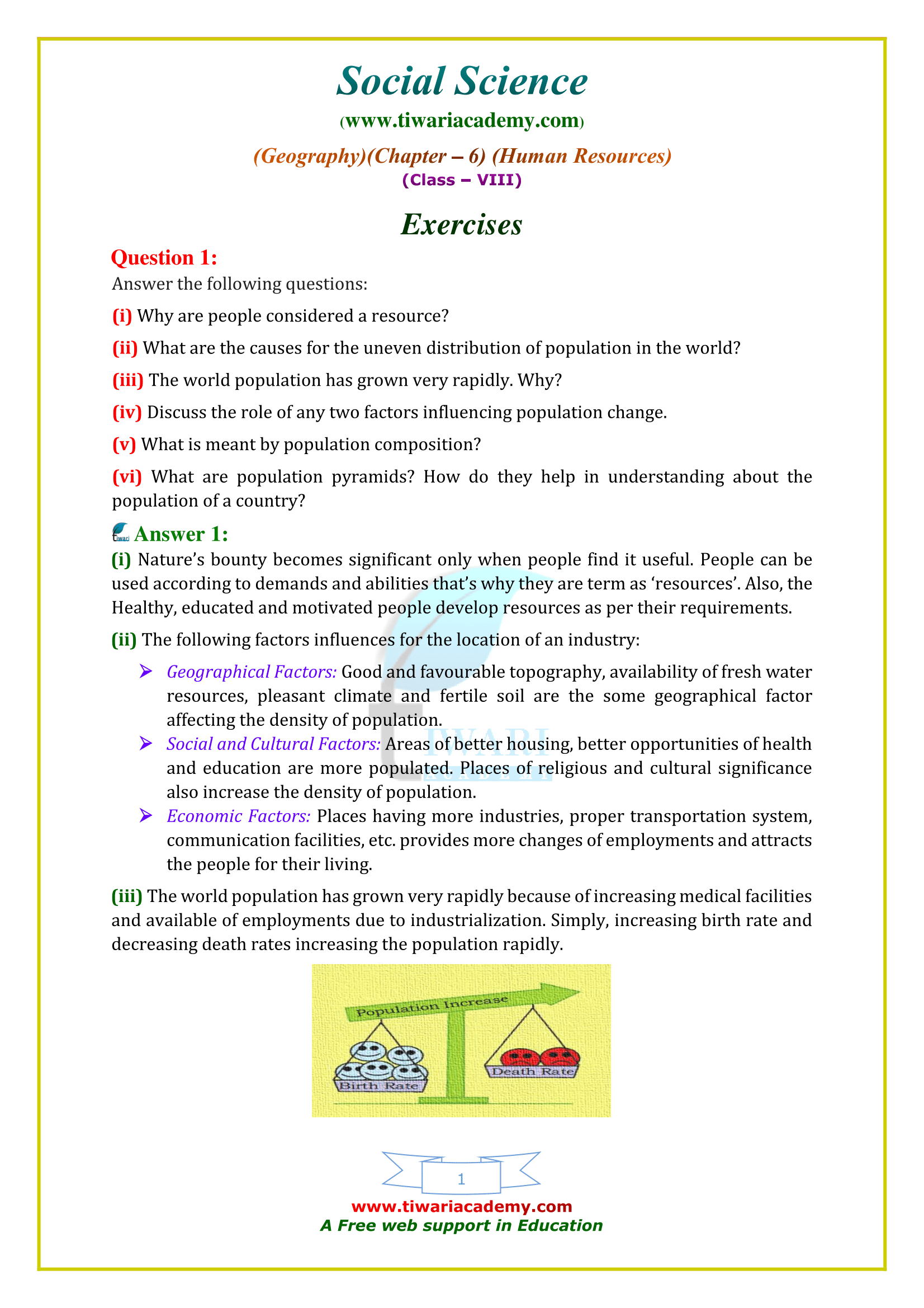 NCERT Solutions For Class 8 Social Science Geography Chapter 6 In PDF ncert-solutions-for-class-8-social-science-geography-chapter-6-in-pdf