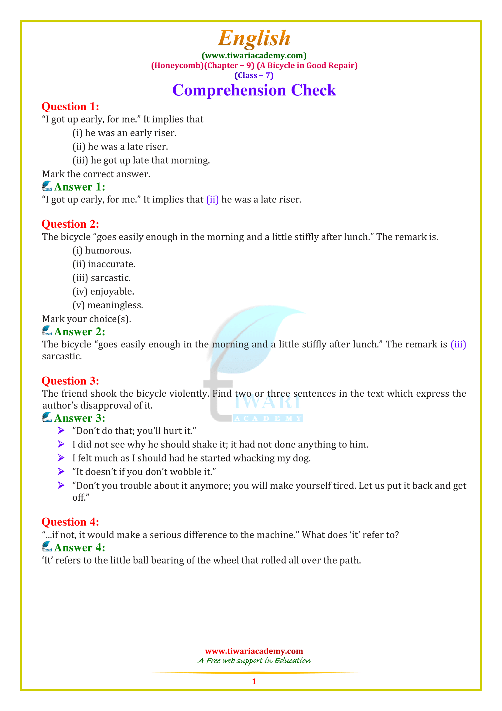 NCERT Solutions For Class 7 English Honeycomb Chapter 9 In PDF 2022 23 ncert-solutions-for-class-7-english-honeycomb-chapter-9-in-pdf-2022-23