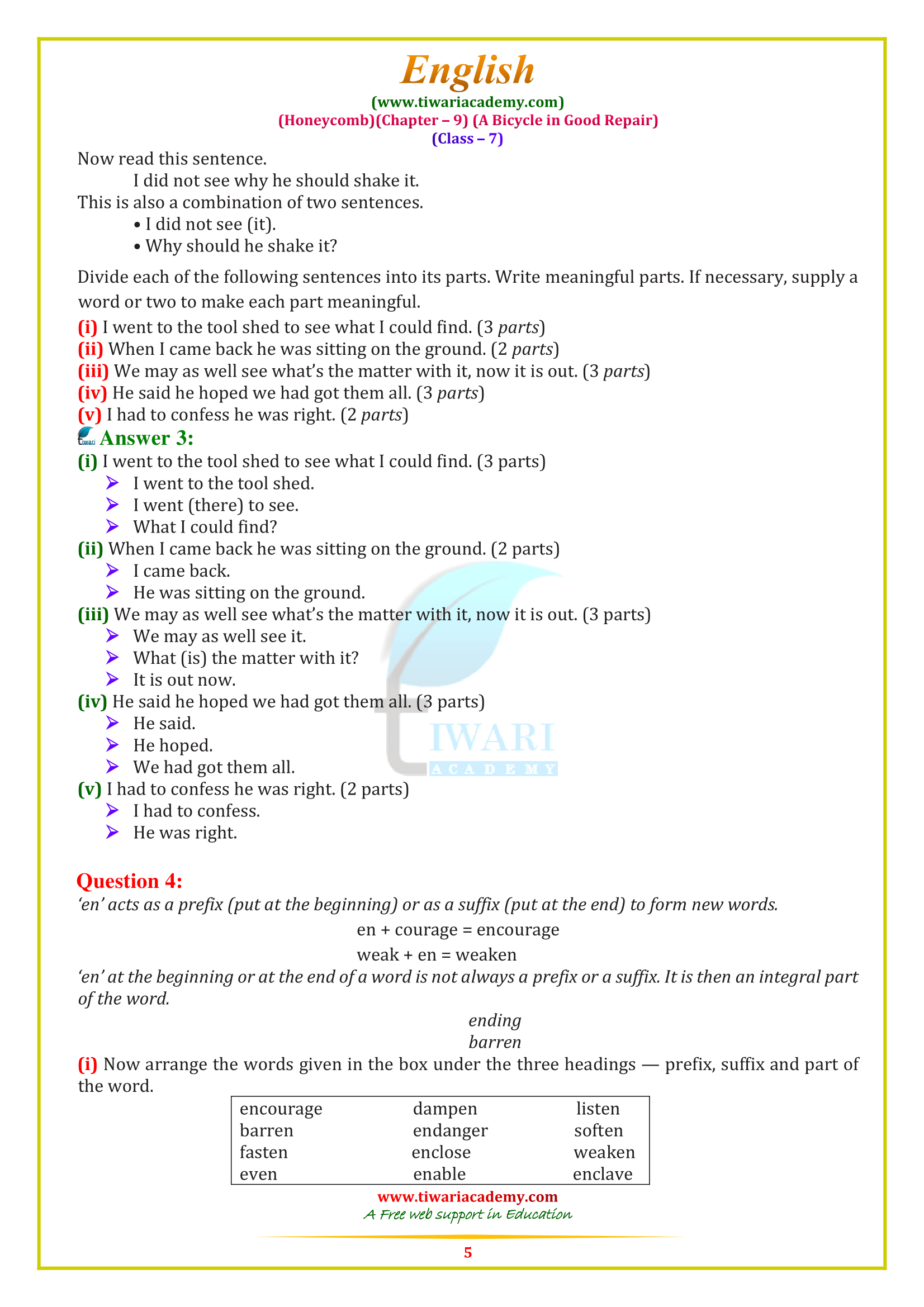 NCERT Solutions For Class 7 English Honeycomb Chapter 9 In PDF 2022 23 ncert-solutions-for-class-7-english-honeycomb-chapter-9-in-pdf-2022-23