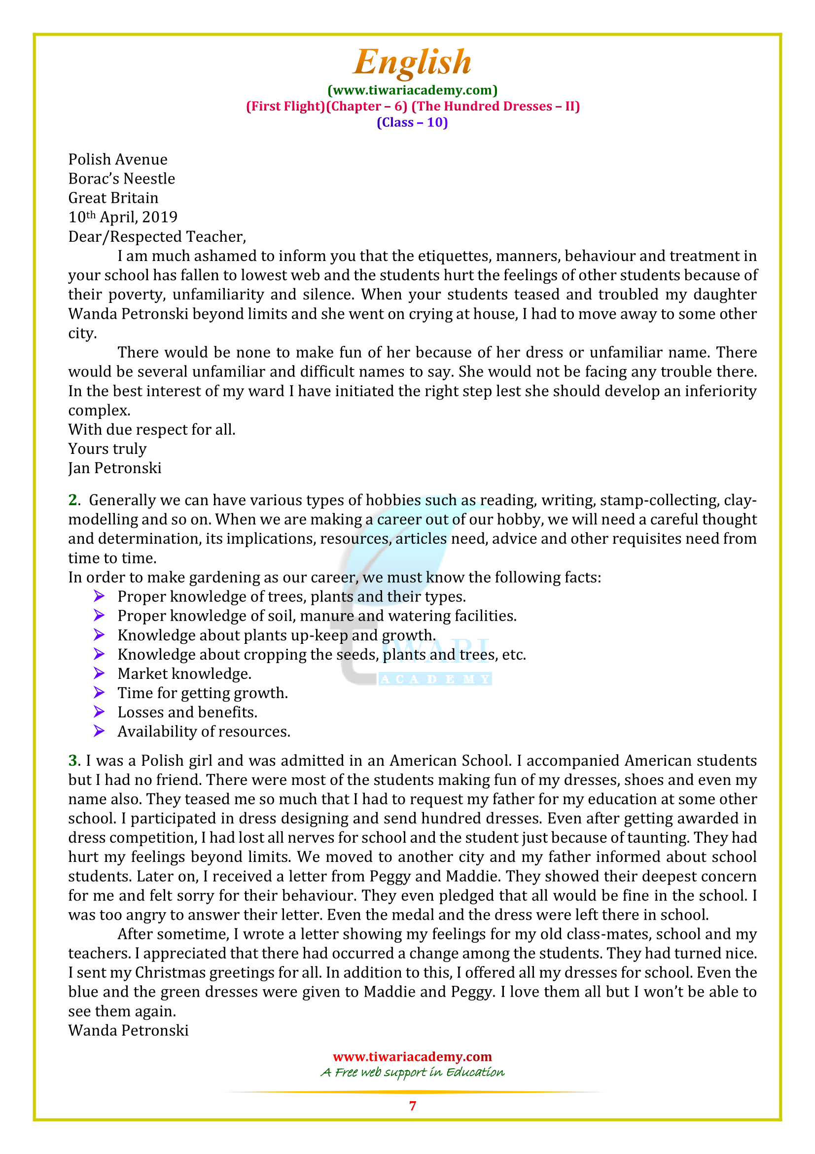 ncert-solutions-for-class-10-english-first-flight-chapter-6-in-pdf