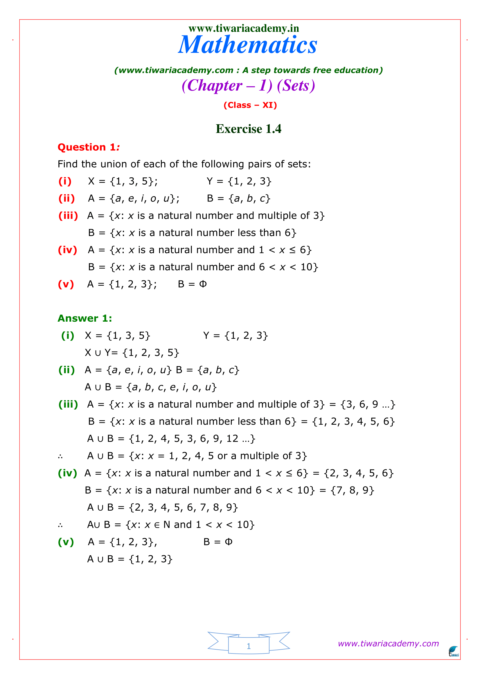 NCERT Solutions For Class 11 Maths Chapter 1 Sets Updated 2022 2023 ncert-solutions-for-class-11-maths-chapter-1-sets-updated-2022-2023