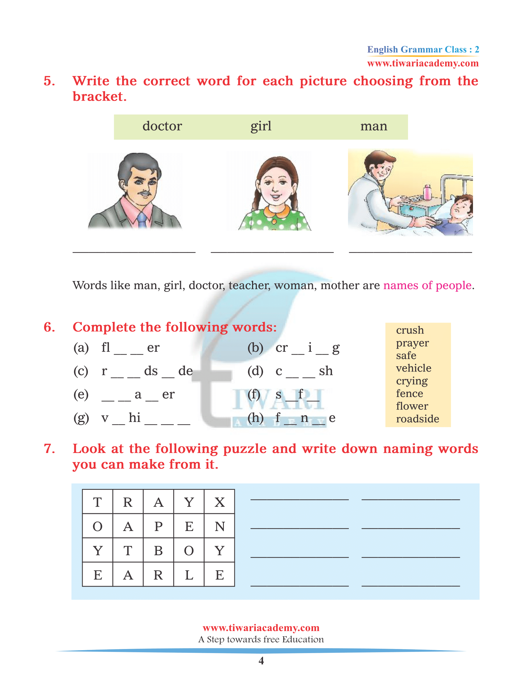 Class 2 English Grammar Chapter 1 Naming Words Noun For 2022 2023 class-2-english-grammar-chapter-1-naming-words-noun-for-2022-2023