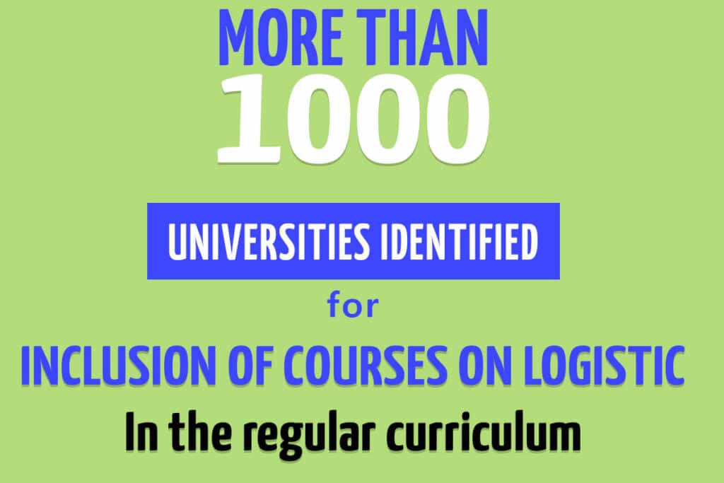 More than 100 universities identified for inclusion of courses