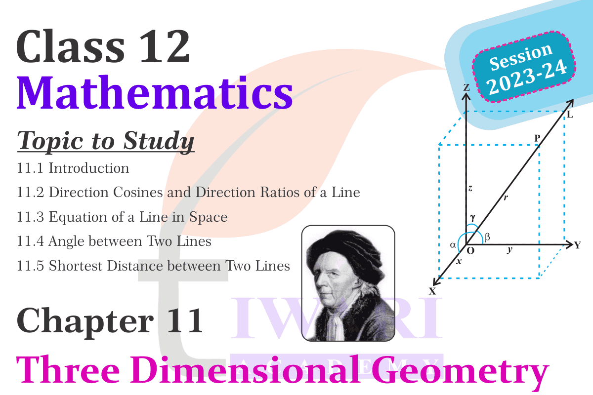 NCERT Solutions Class 12 Maths Chapter 11 Three Dimensional Geometry