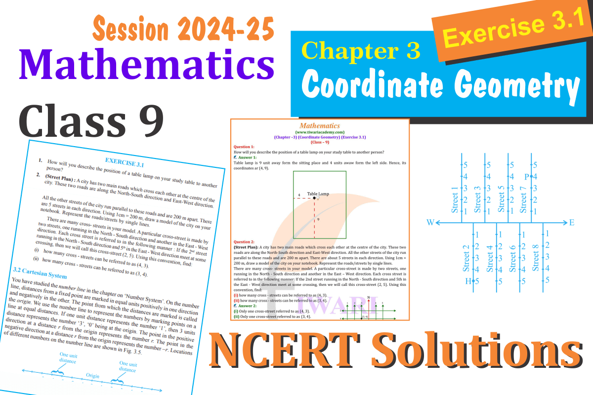 NCERT Solutions for Class 9 Maths Chapter 3 Exercise 3.1