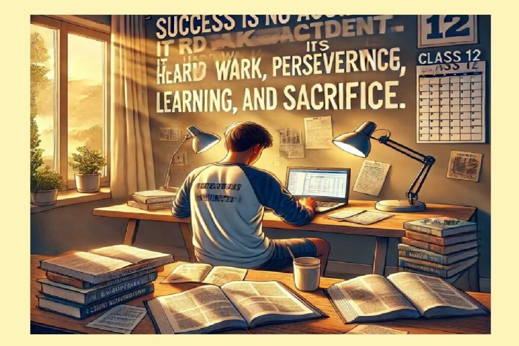 Study Plan for Class 12 Maths, Accounts, Physics, Chem for Board Exam.